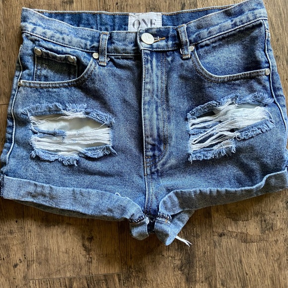 One Teaspoon | Shorts | One Teaspoon Denim Shorts | Poshmark
